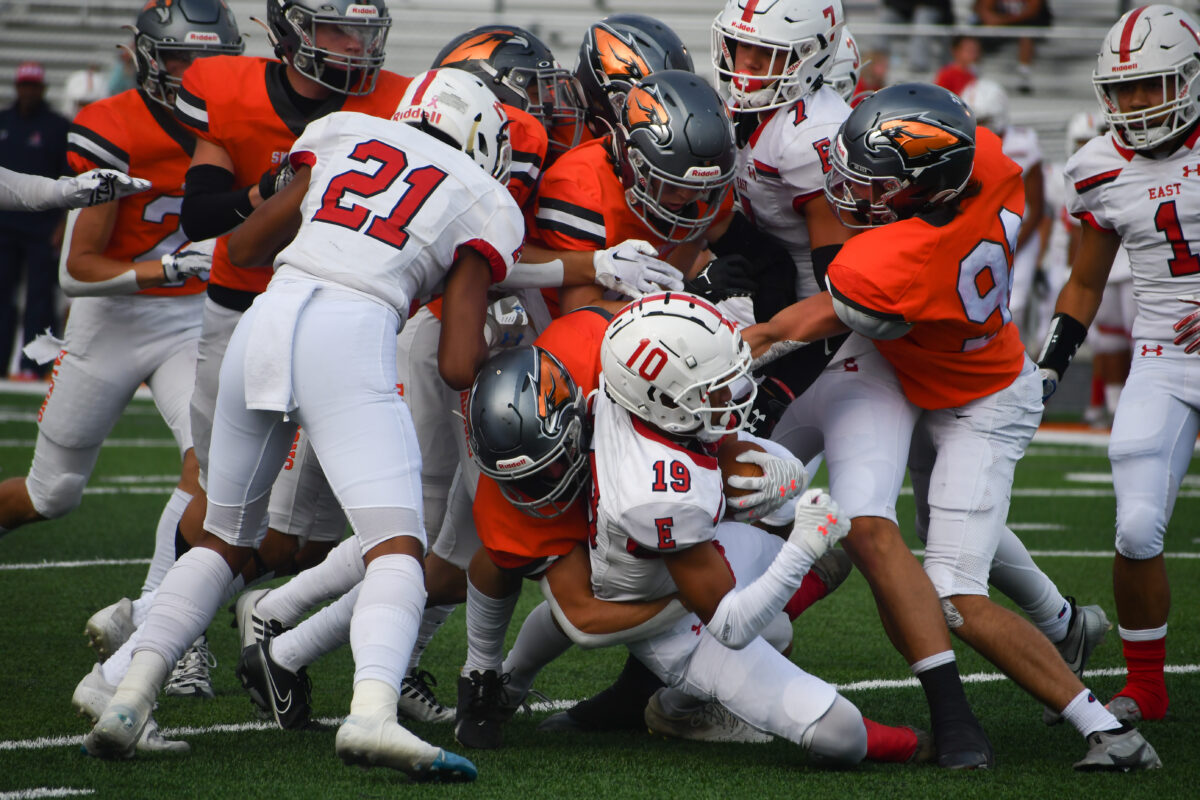 Skyridge football takes advantage of miscues to roll past East | News ...